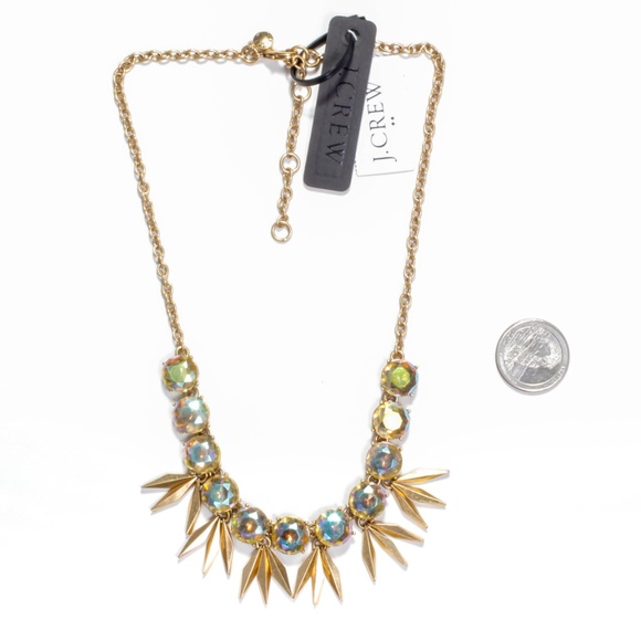 J. Crew | Jewelry | Jcrew Color Crystal Tussle Statement Necklace ...